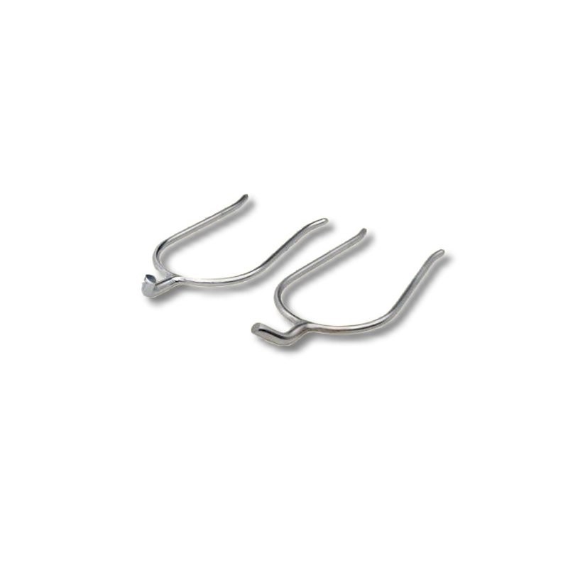 stainless steel twisted Slip-on Spurs